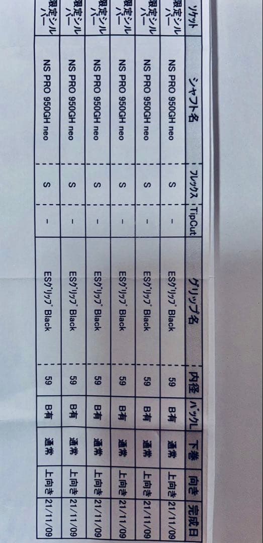 エポン　アイアン　6本セット
