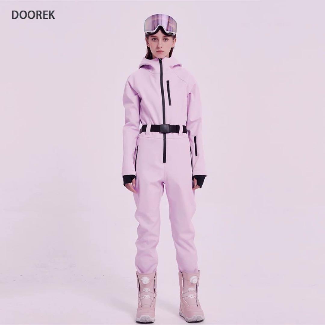 DOOREK ピンク スノーボードウェア 女性用