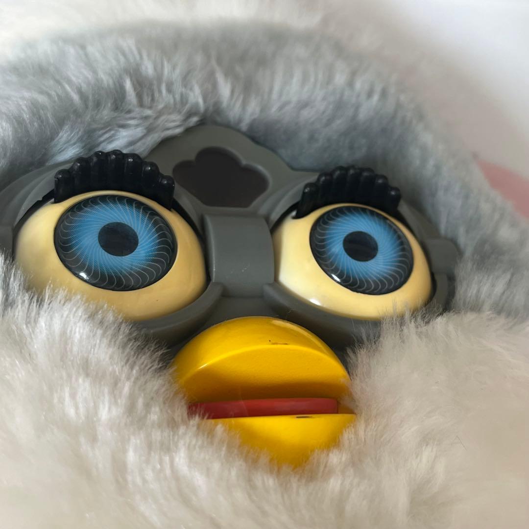 ファービー　初代　リュック　バックパック　鞄　furby　グレー　#6
