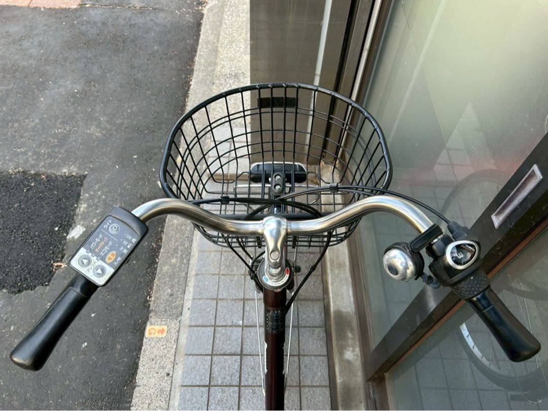 中古電動自転車 パナソニック ビビTX 26インチ チョコブラウン №3729