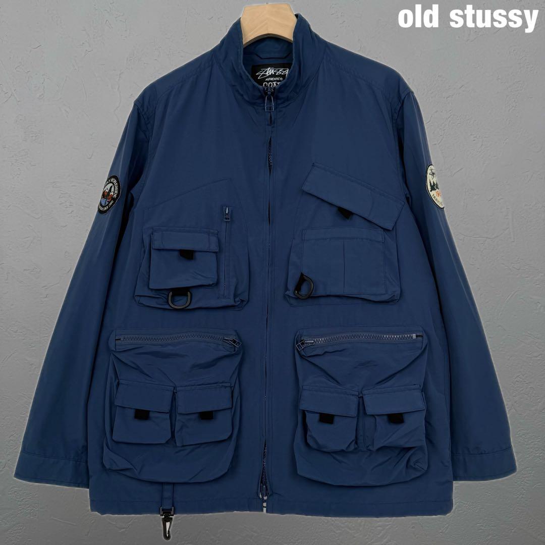 old stussy XL 08AW 60/40 フィッシングジャケット 00s