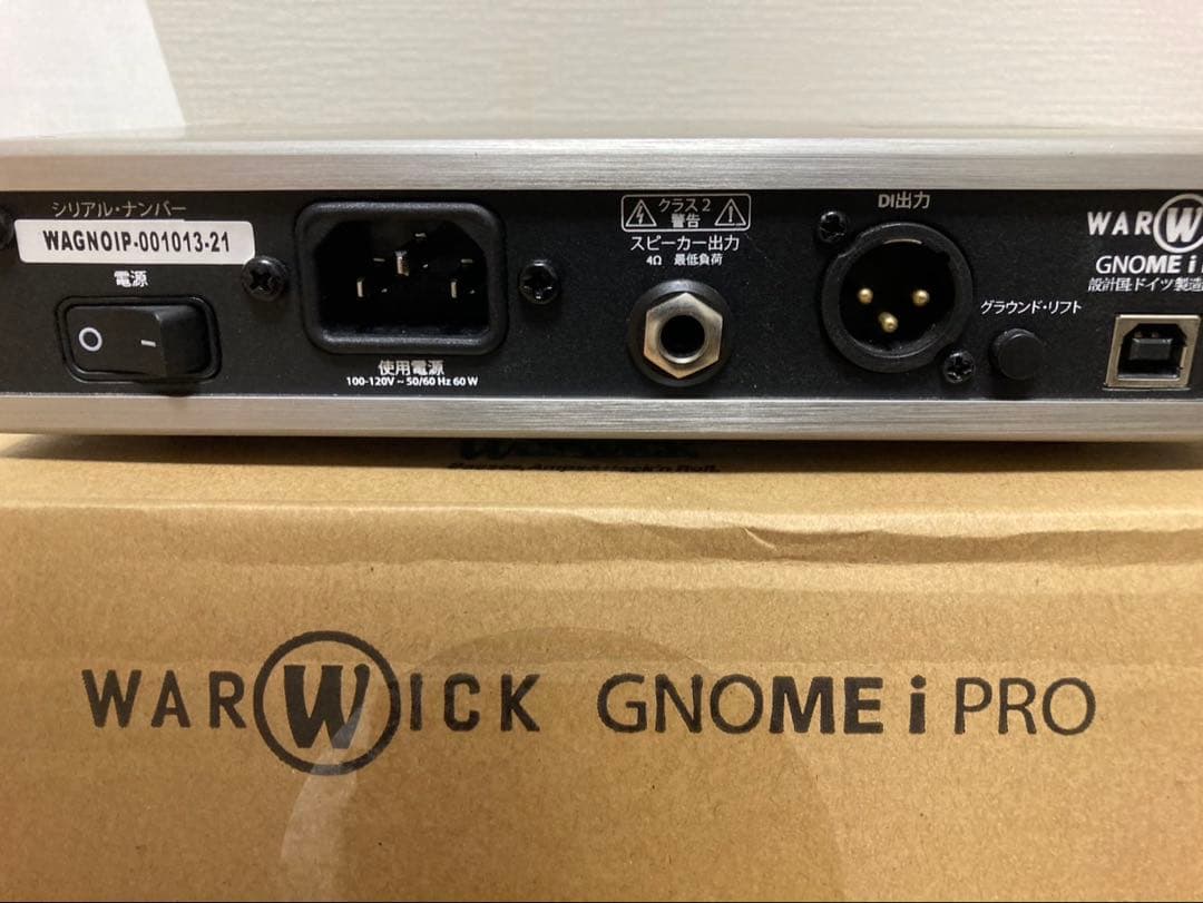 美品　ベースアンプ　ヘッドアンプ　WARWICK GNOME i PRO