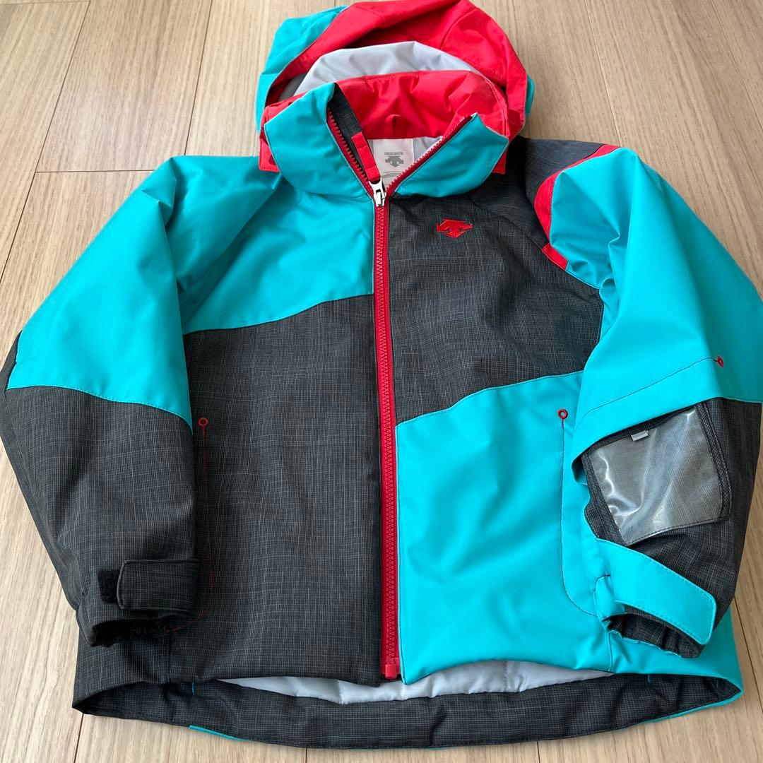 【美品】DESCENTE デサント 子ども用スキーウェア 上下セット 130