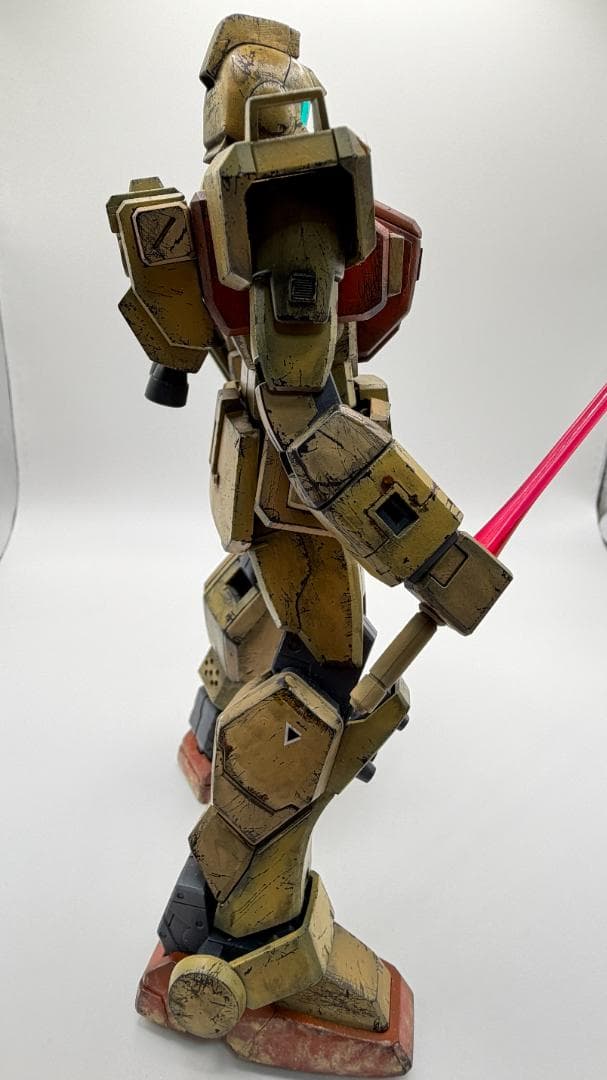 ガンプラ完成品　MG 1/100 陸戦型ジム 塗装済み ウェザリング加工