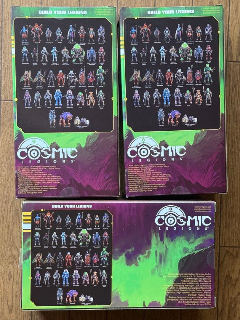 新品 Cosmic Legions 3箱セット Mythic Legions