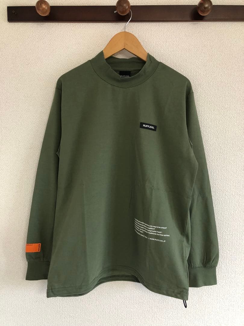 RUFFLOG MOCK NECK KHAKI ラフロッグ　新作