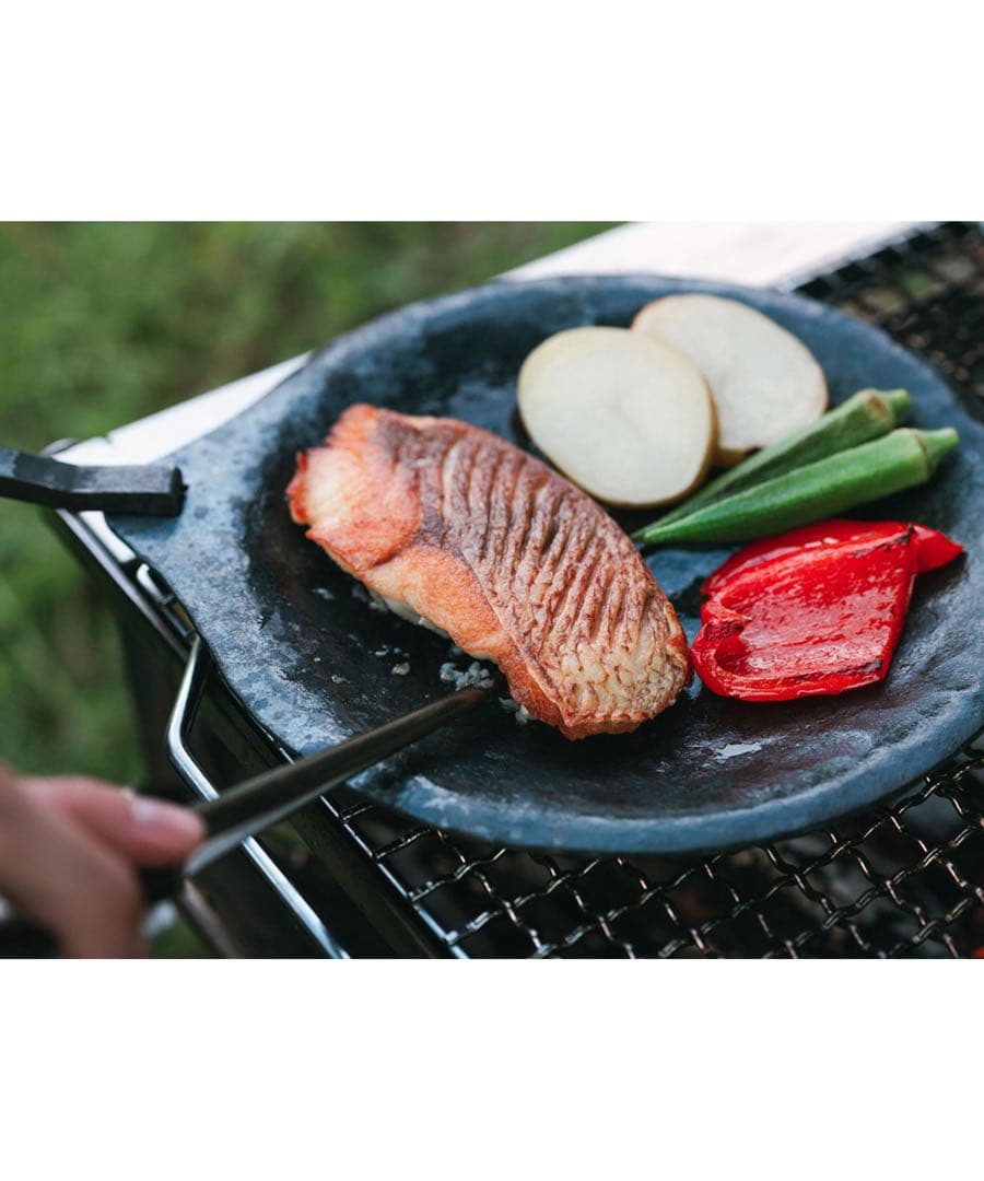 バーベキュー・調理用品 Fukuyama Free Forged Ferrum Griddle 22