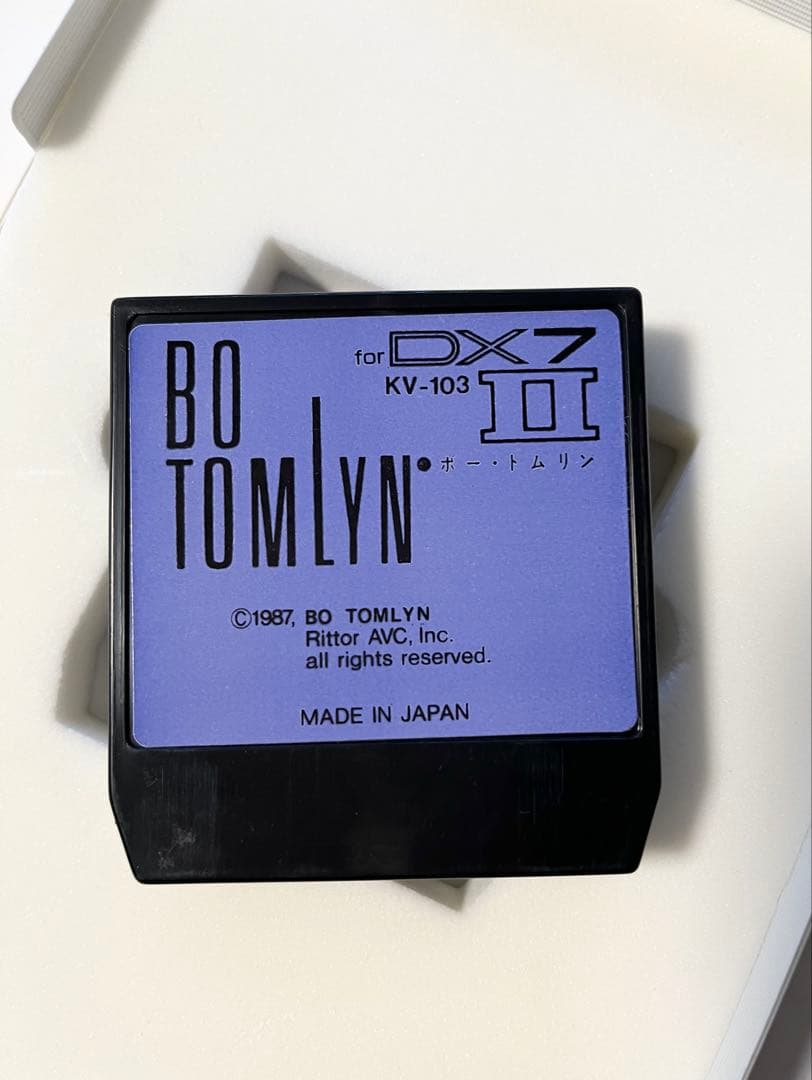 voice ROM for DX7Ⅱ BO TOMLYN
