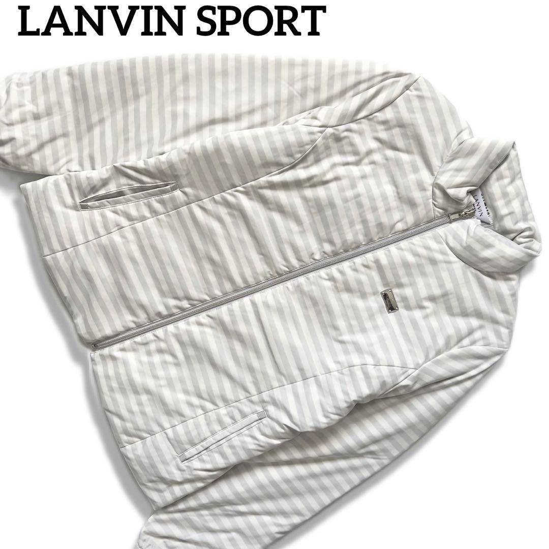 LANVIN SPORT ランバン スポール　ボーダー　ダウンジャケット　ゴルフ