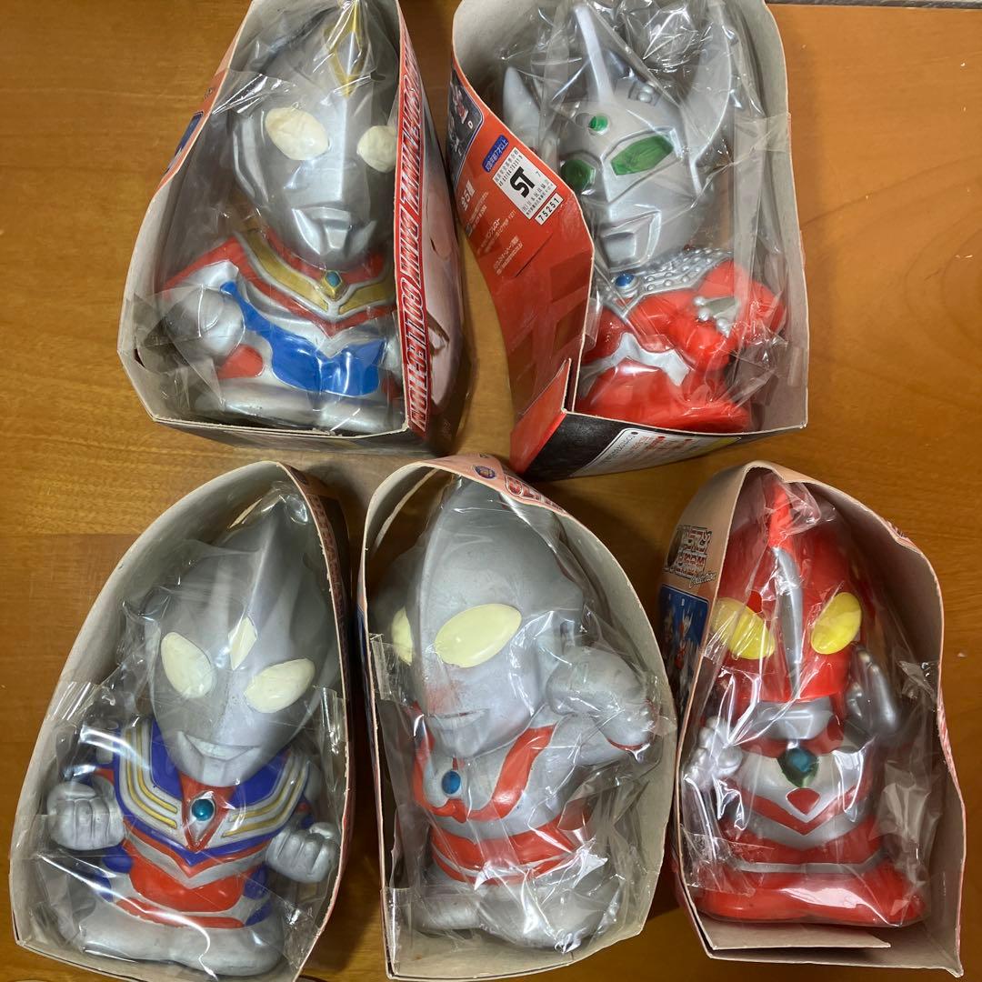 ウルトラマンソフビ貯金箱コレクション1と2全11種セット