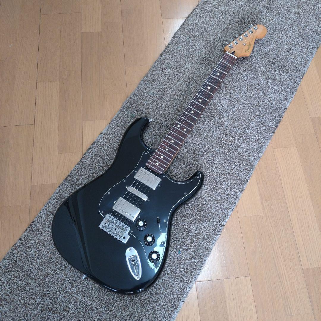 fender black top strat caster エレキギター
