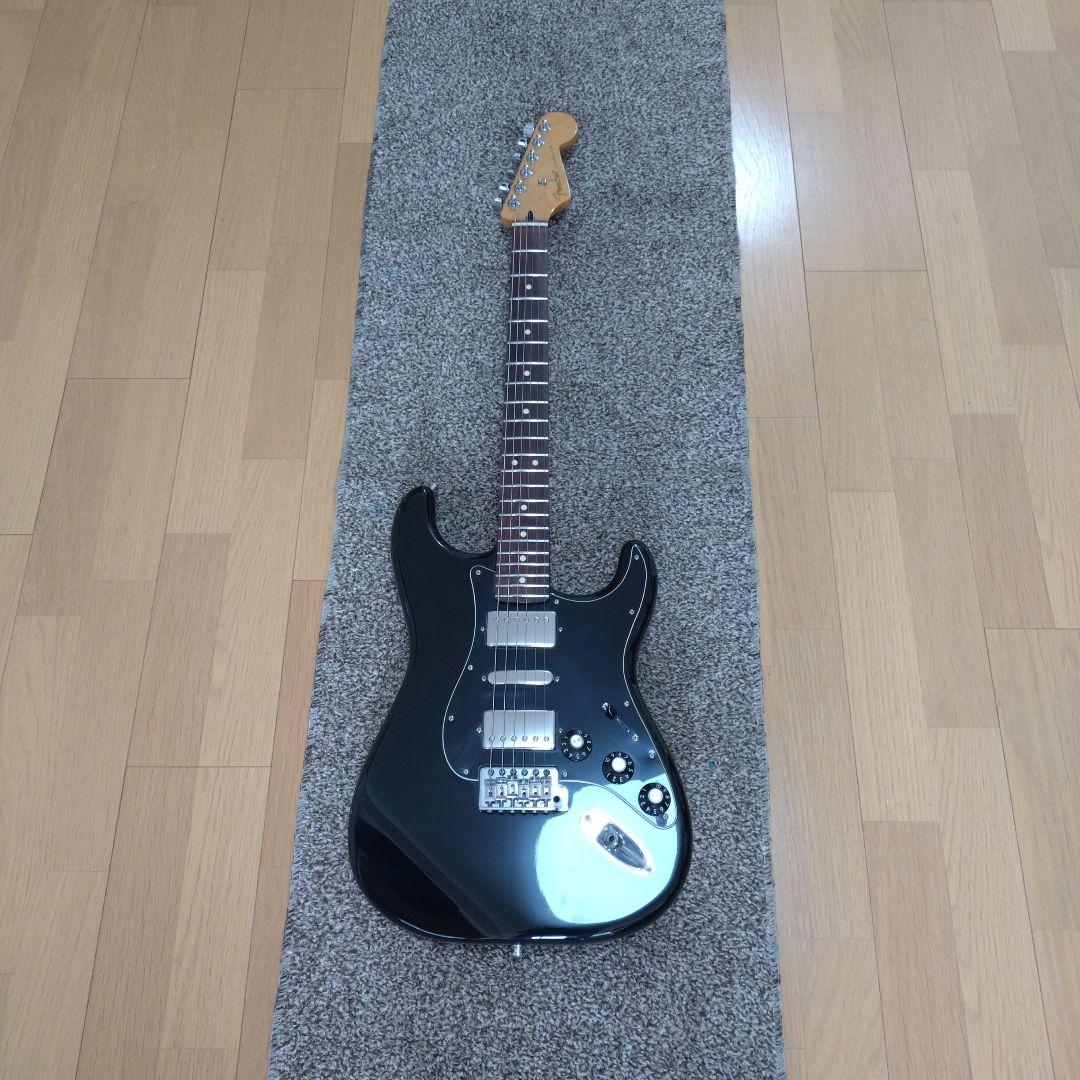 fender black top strat caster エレキギター