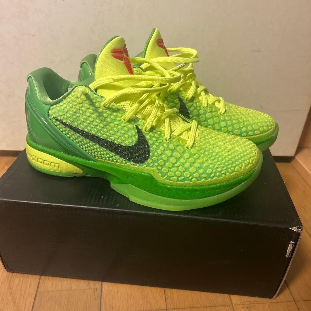 シューズ(男性用) nike Kobe 6 Protro Grinch 26cm