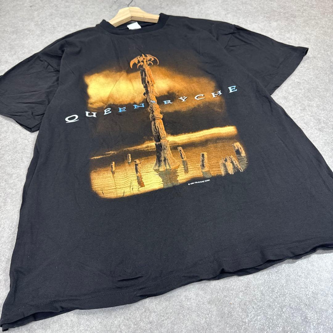 希少 90s 当時物 QUEENSRYCHE ヴィンテージ バンドTシャツ L