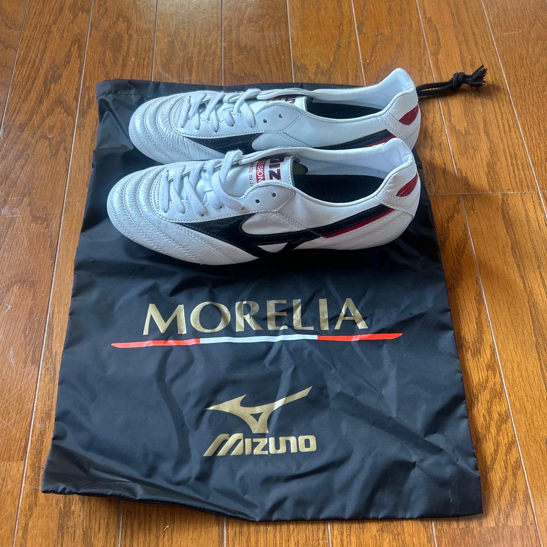 新品未使用　Mizuno Morelia 26cm 袋付き　お手入れセット付き