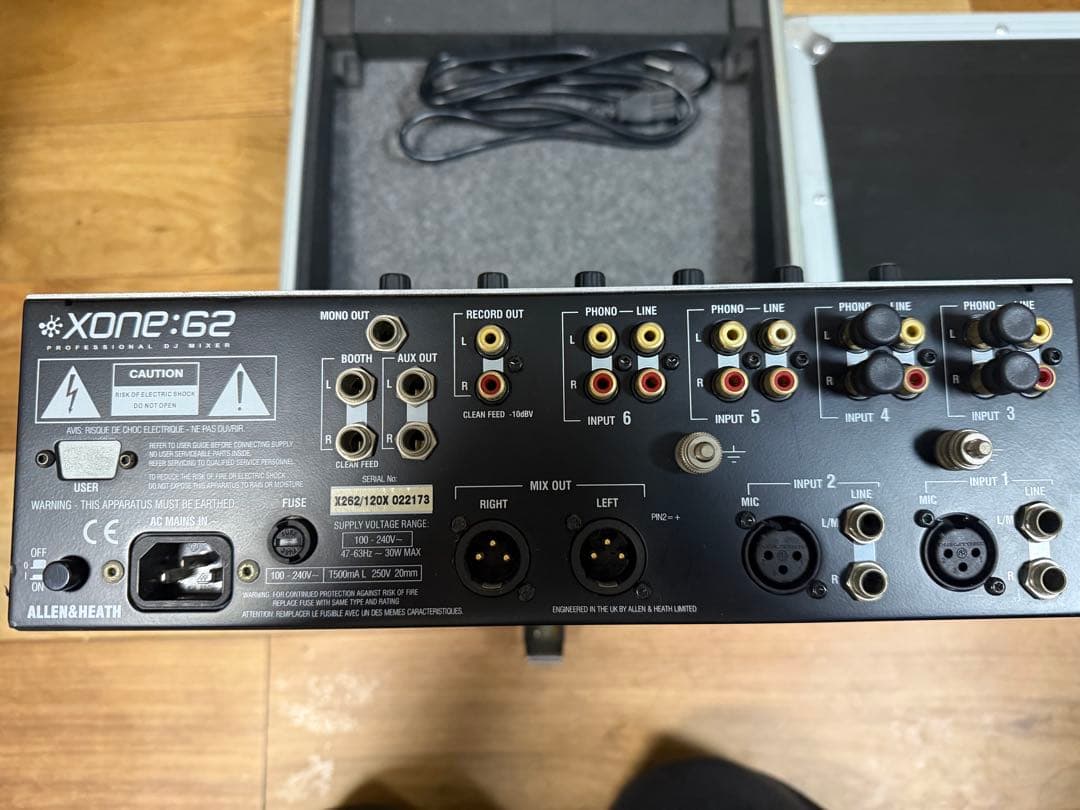ALLEN & HEATH XONE:62 アナログミキサー