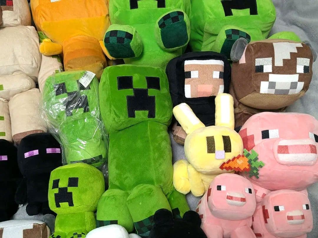 Minecraft マイクラ ぬいぐるみ クッション まとめ クリーパー ゾンビ