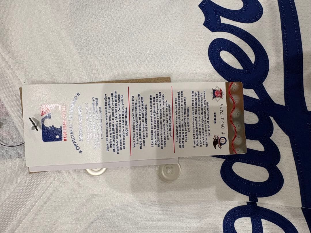 NIKE ドジャース　大谷翔平　ユニフォーム　2025WS優勝パッチ付