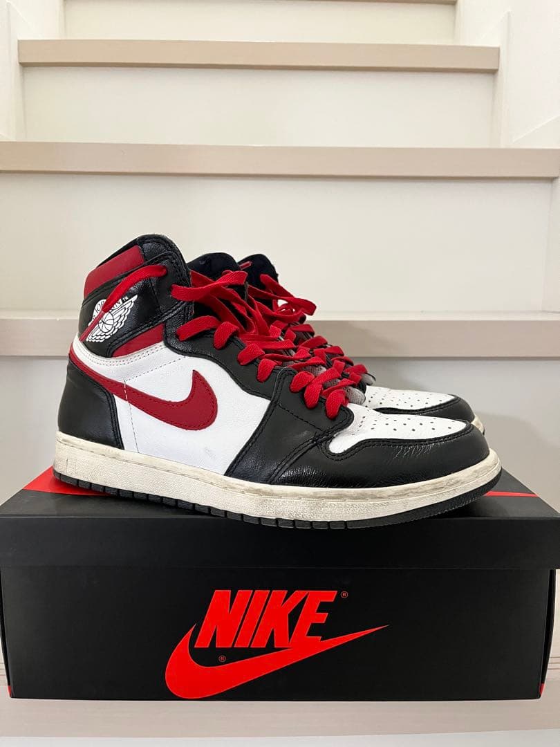 シューズ(男性用) NIKE AIRJORDAN 1 RETORO HIGH OG GYM RED