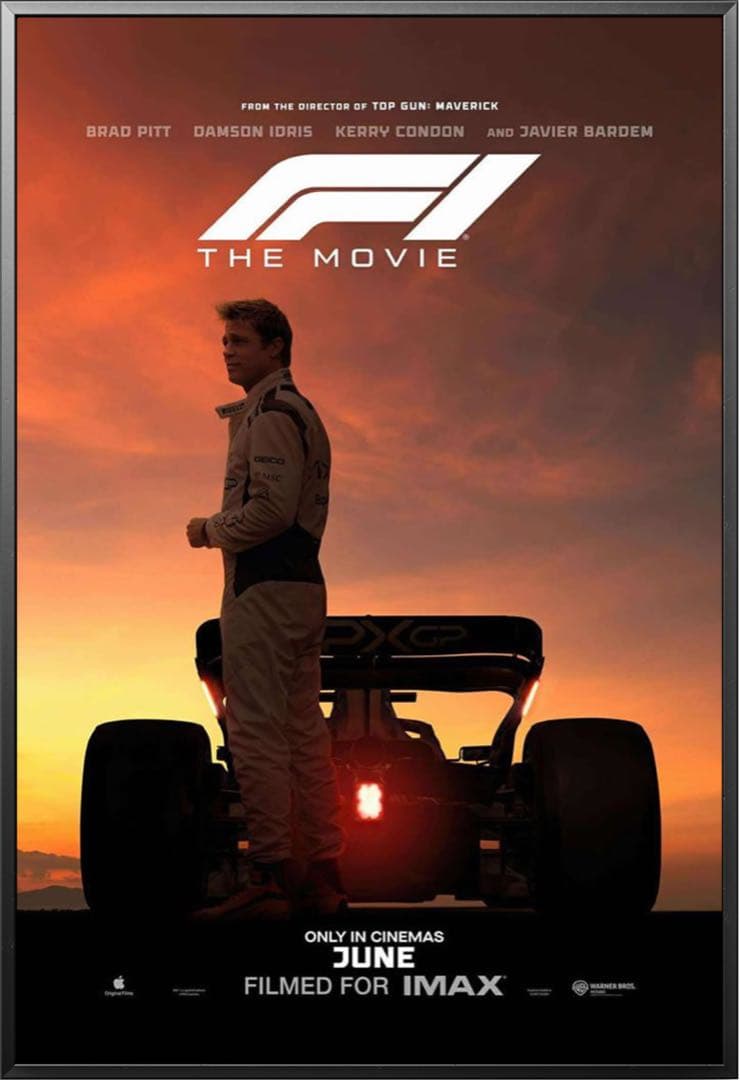 *非売品/新品*F1 エフワン ブラッドピット IMAX オリジナル映画ポスター