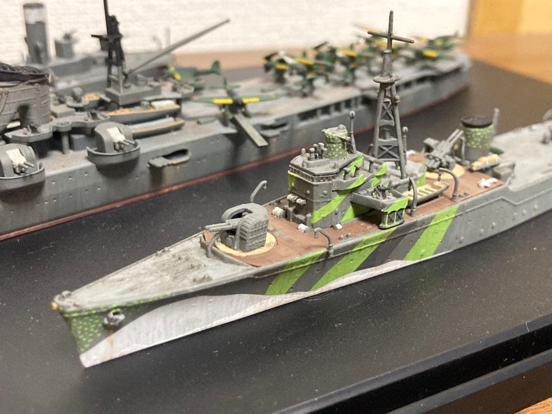 【ケース付完成品】1/700 帝国海軍 水上機母艦セット(速水，最上，秋津洲)