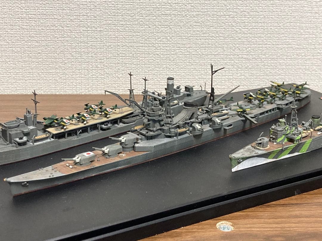 【ケース付完成品】1/700 帝国海軍 水上機母艦セット(速水，最上，秋津洲)
