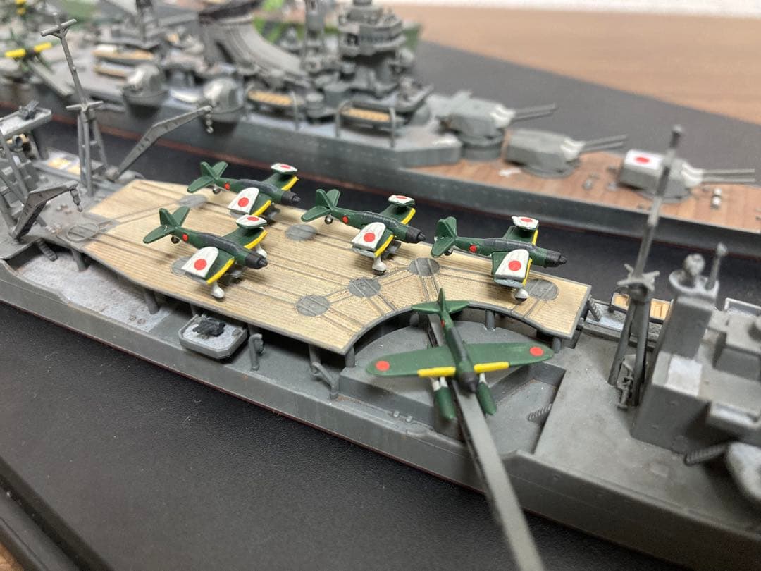 【ケース付完成品】1/700 帝国海軍 水上機母艦セット(速水，最上，秋津洲)