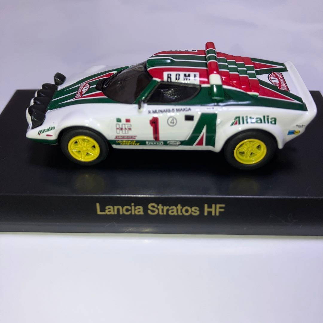 ￼LANCIA STRATOS 1/64 3台セット➕缶コーヒー付録ミニカー１台