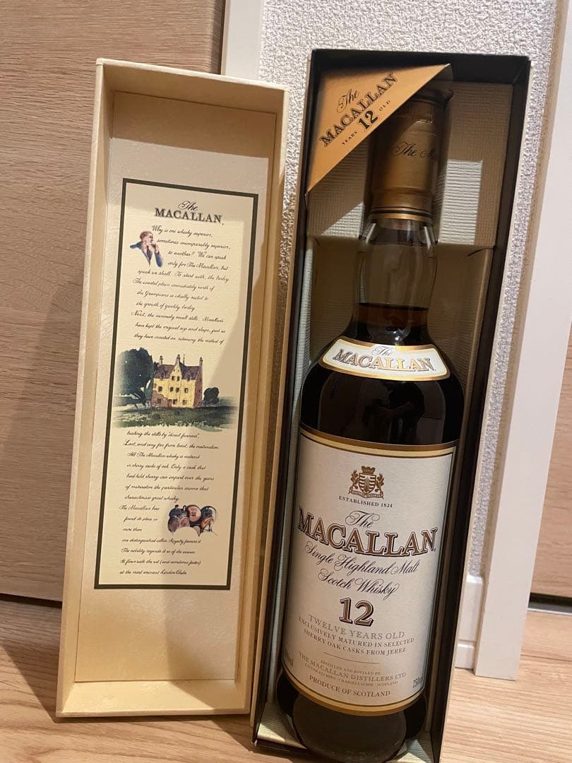 MACALLAN マッカラン12年 モルトウイスキー 750ml