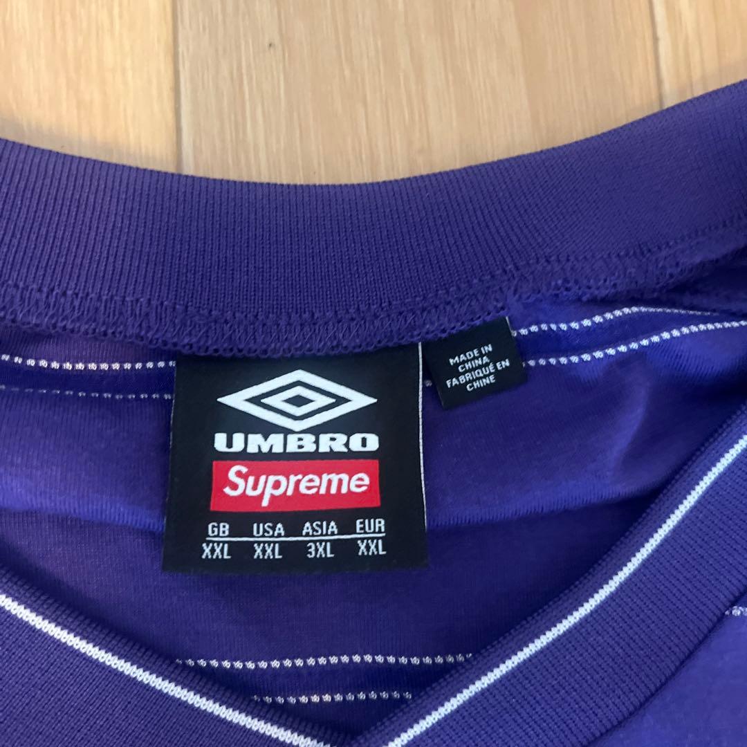 ウェア Supreme 25SS UMBRO Stripe Soccer Jersey