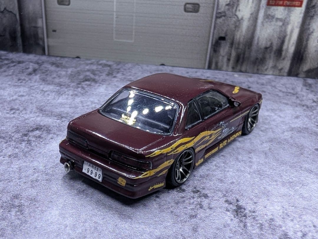 ターマックワークス 1/64 VERTEX 日産 シルビア S13 レティ仕様