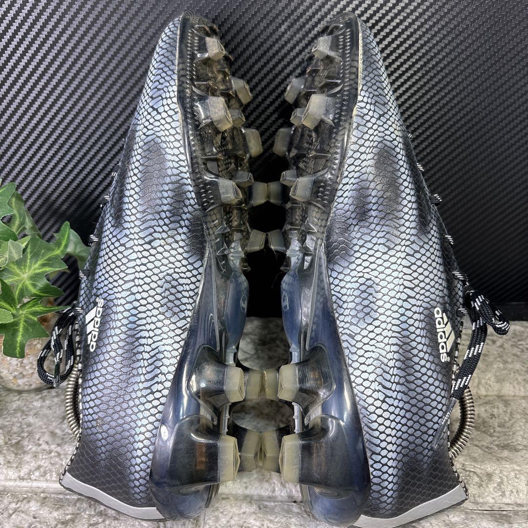 【美品】adidasアディゼロ F50 コアブラック/シルバーメット