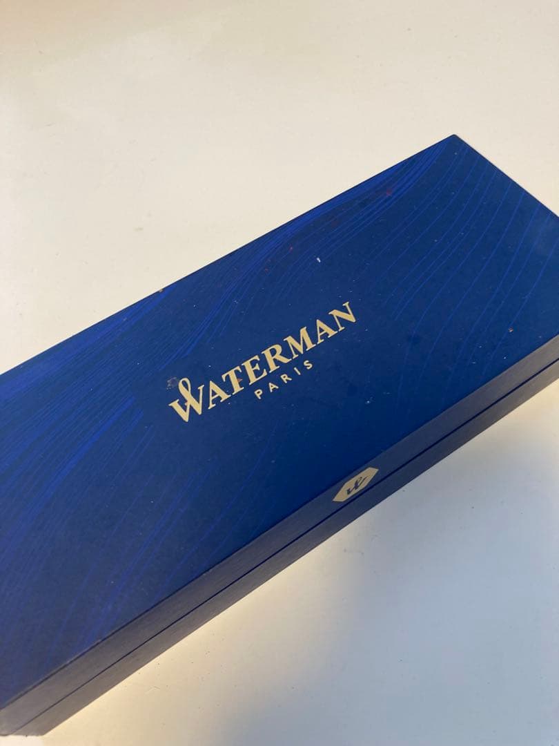 値下げします！WATERMAN 青 万年筆 インクカートリッジ付き