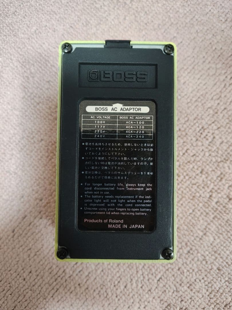 BOSS SUPER Over Drive SD-1 日本製