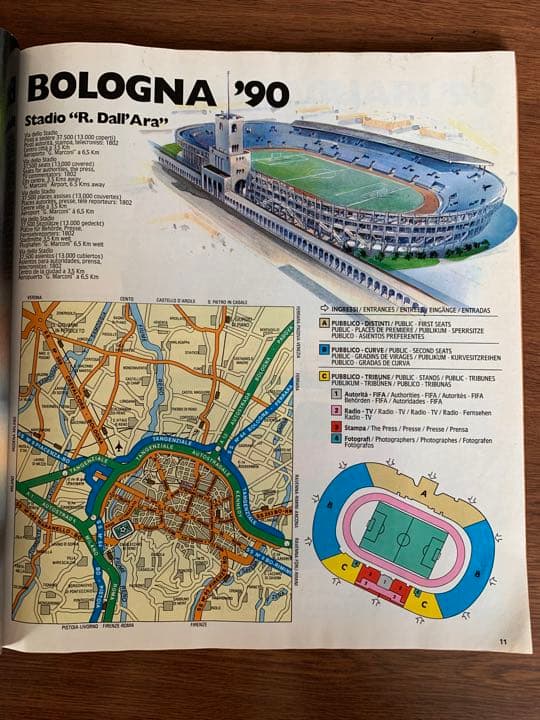 珍品'90WCイタリア・トスカーナ州Yellow Pages ツーリスト向け