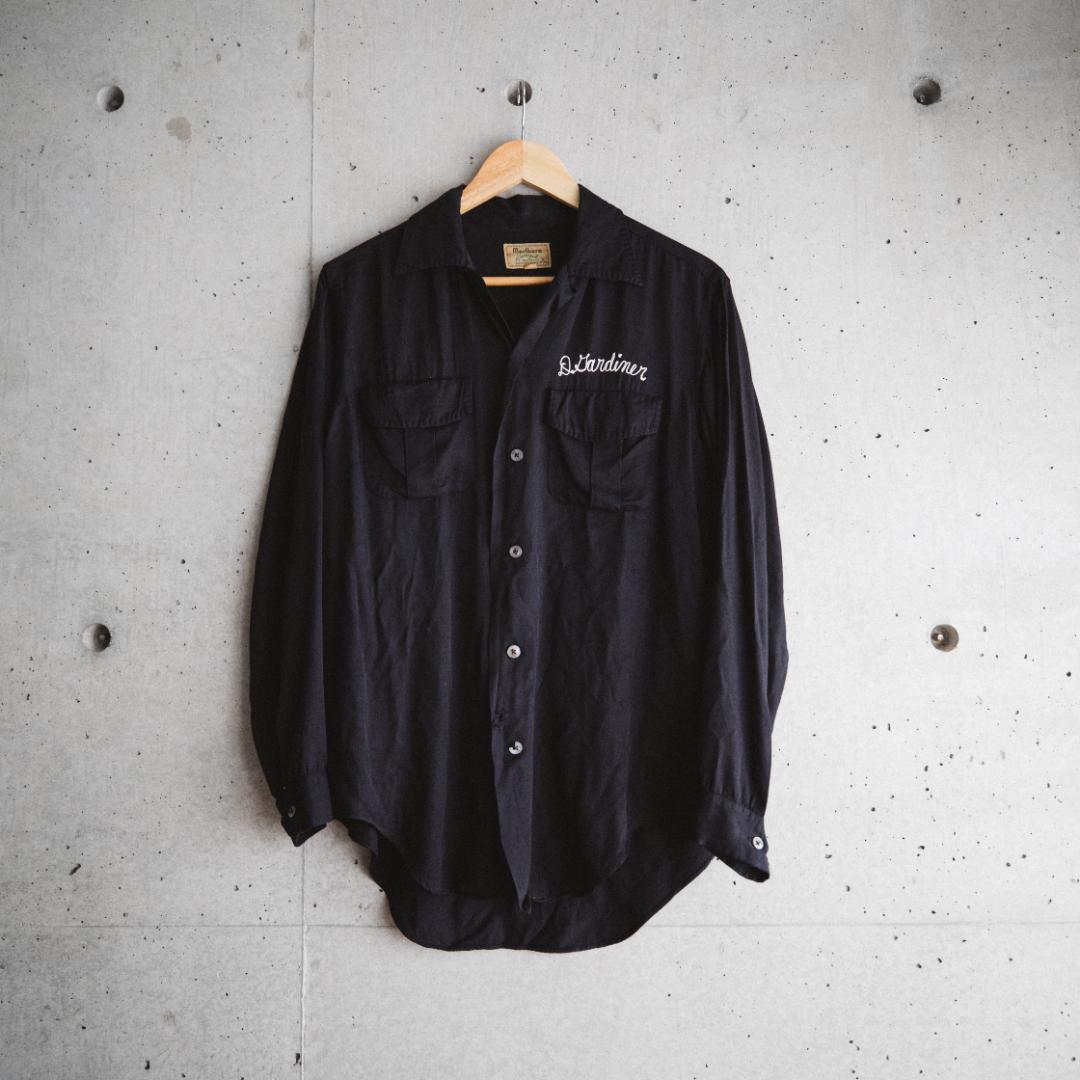 ウェア・シャツ 50's Malbolo Bowling Rayon Shirt