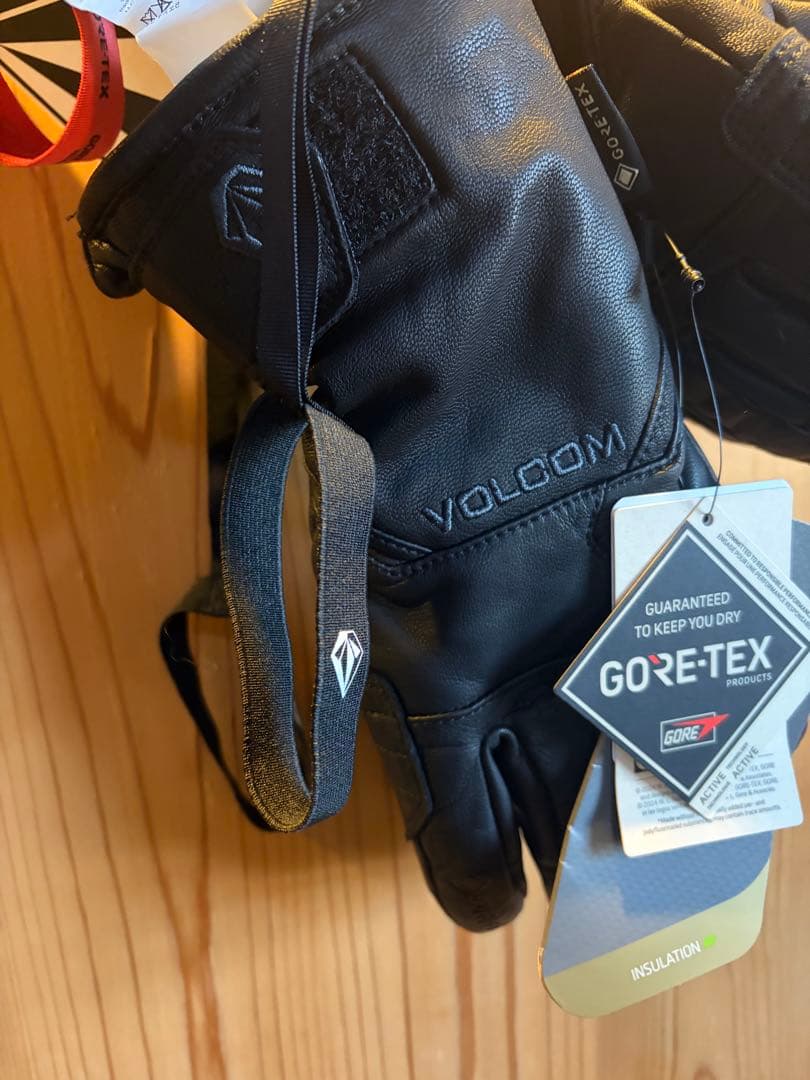【買ってくれ！】VOLCOM GORE-TEX レザーグローブ ブラック