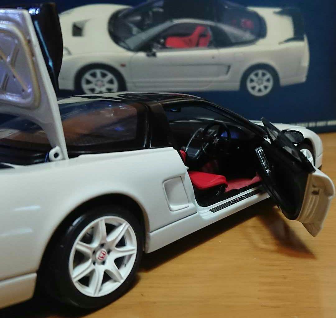 エブロEBBROホンダNSX-R1/24プレミアムコレクションホワイト中古品