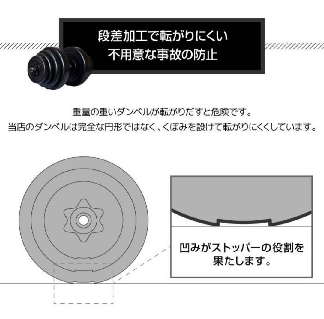 【美品❣️】20kg×2個 可変式 ダンベルセット 計40kg バーベルも可能