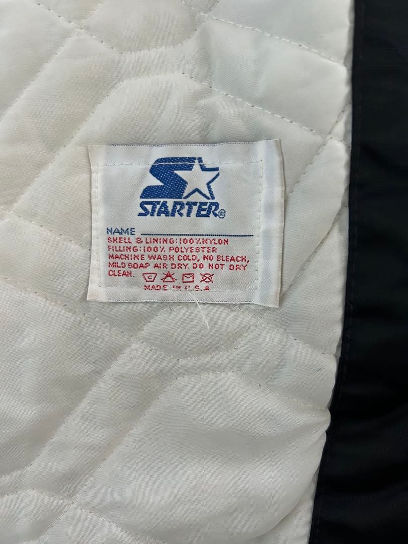 80s STARTER製 NFL RAIDERS stadium jacket