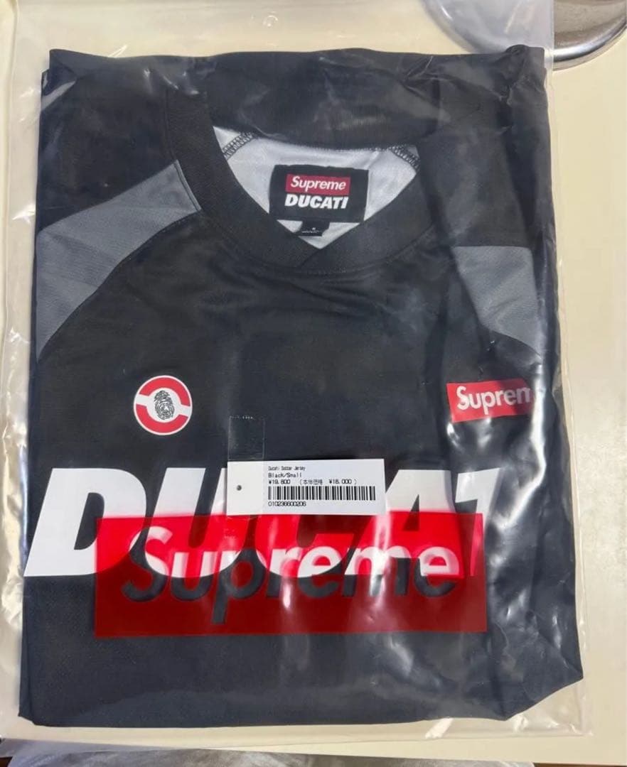 ウェア Supreme x Ducati Soccer Jersey \"Black\"