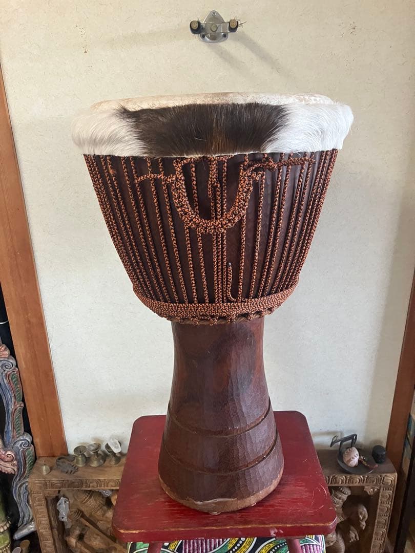 コートジボワール　ジェンベ 34 Côte d'Ivoire Djembe