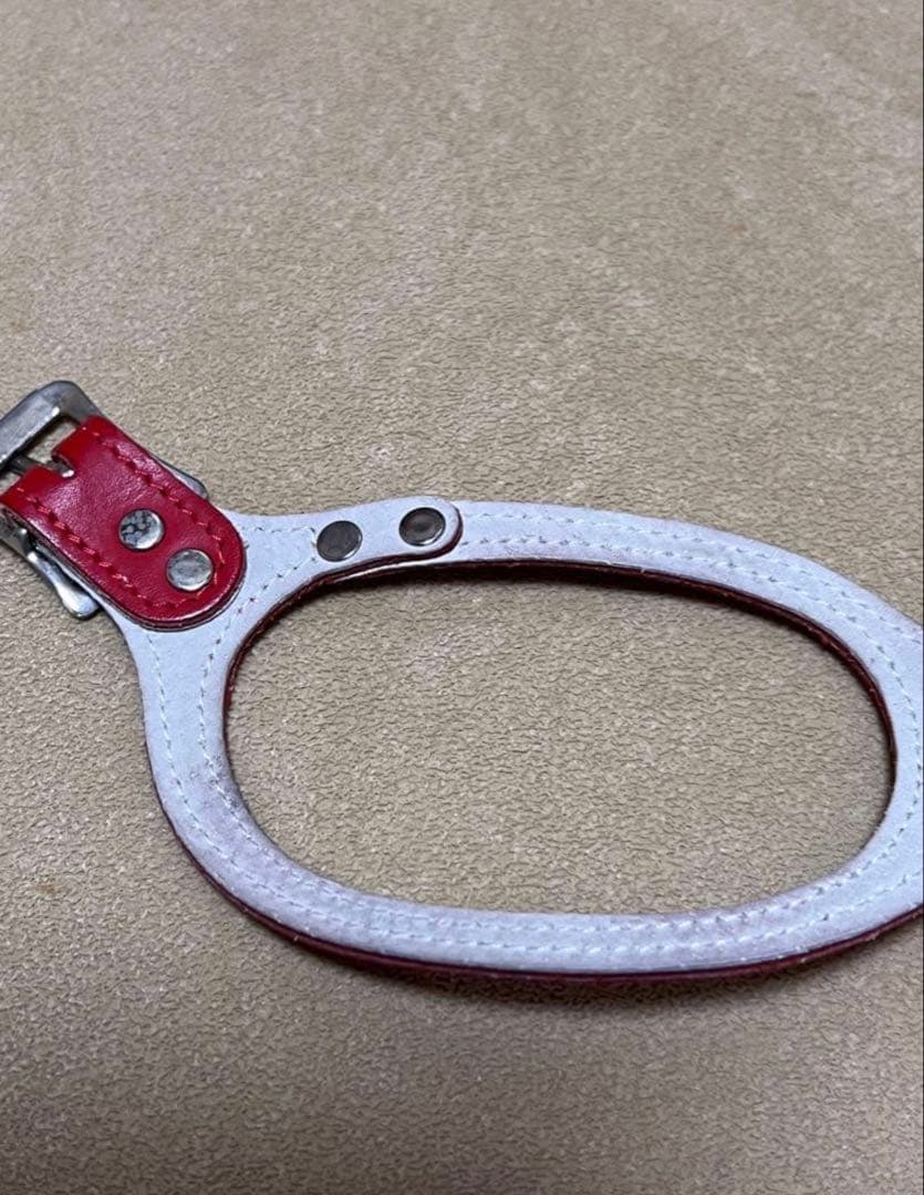 BUDDY BELT 3.5 レッド ラインストーン付き
