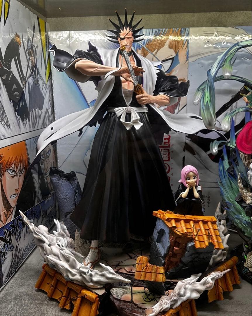 ブリーチ BLEACH 更木剣八 草鹿やちる ガレージキット フィギュア