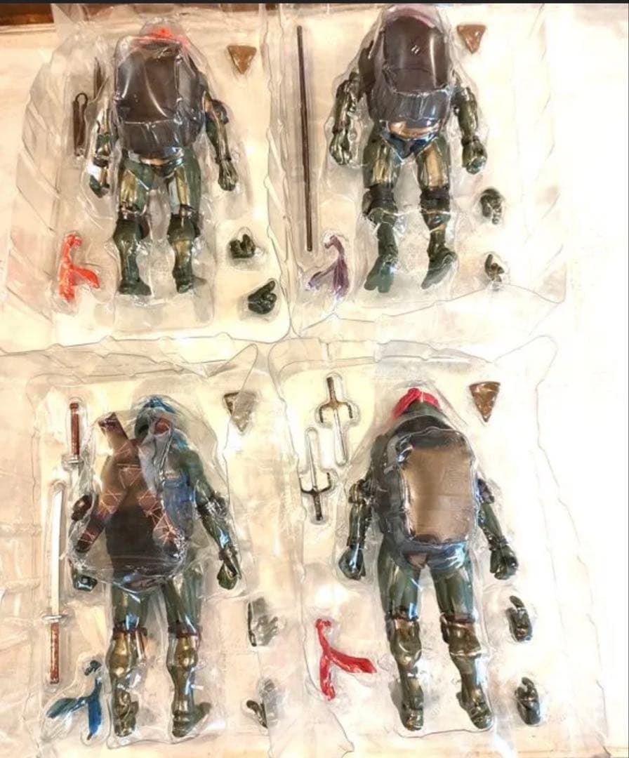 【新品】TMNT 4体セット フィギュア NECA ニンジャ・タートルズ