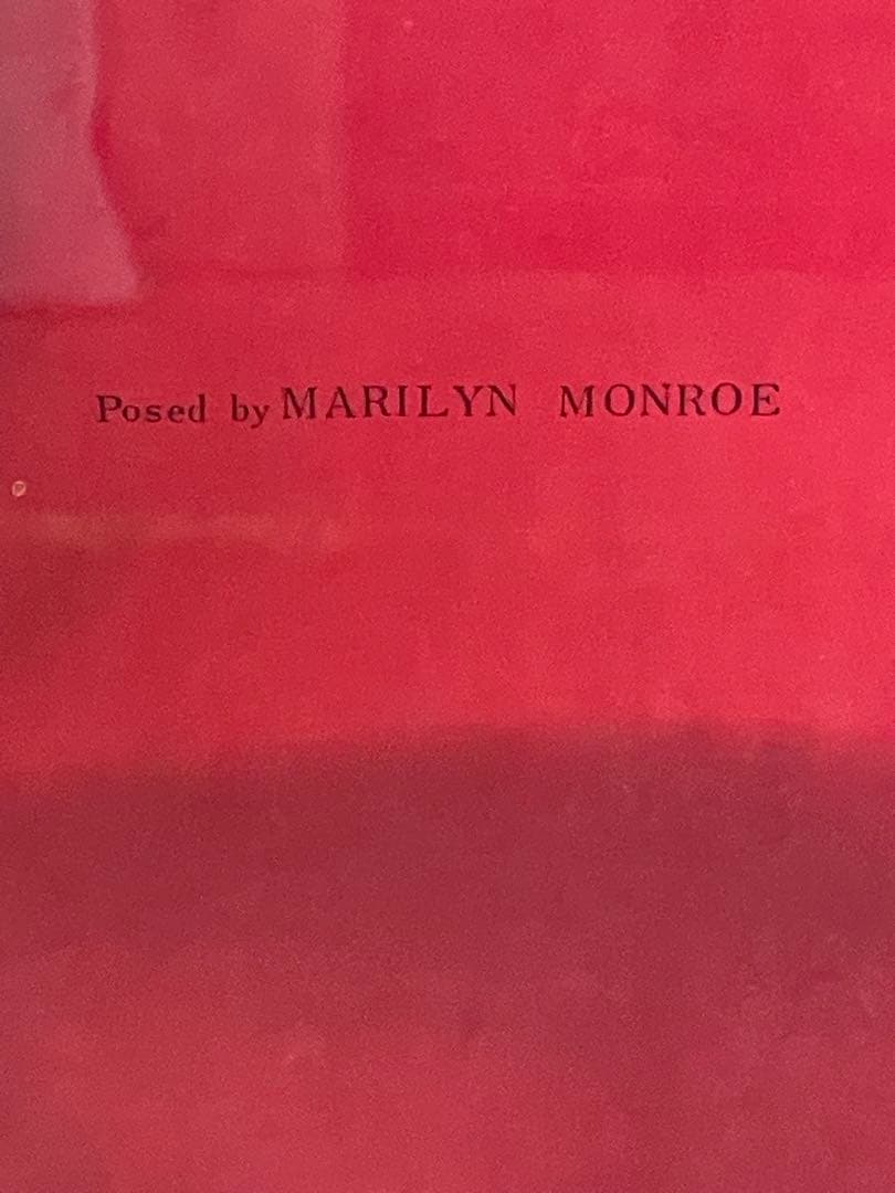 マリリンモンローポスターカレンダー1954年アンティーク