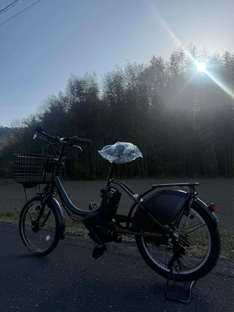 電動アシストヤマハ自転車 シティタイプ 黒