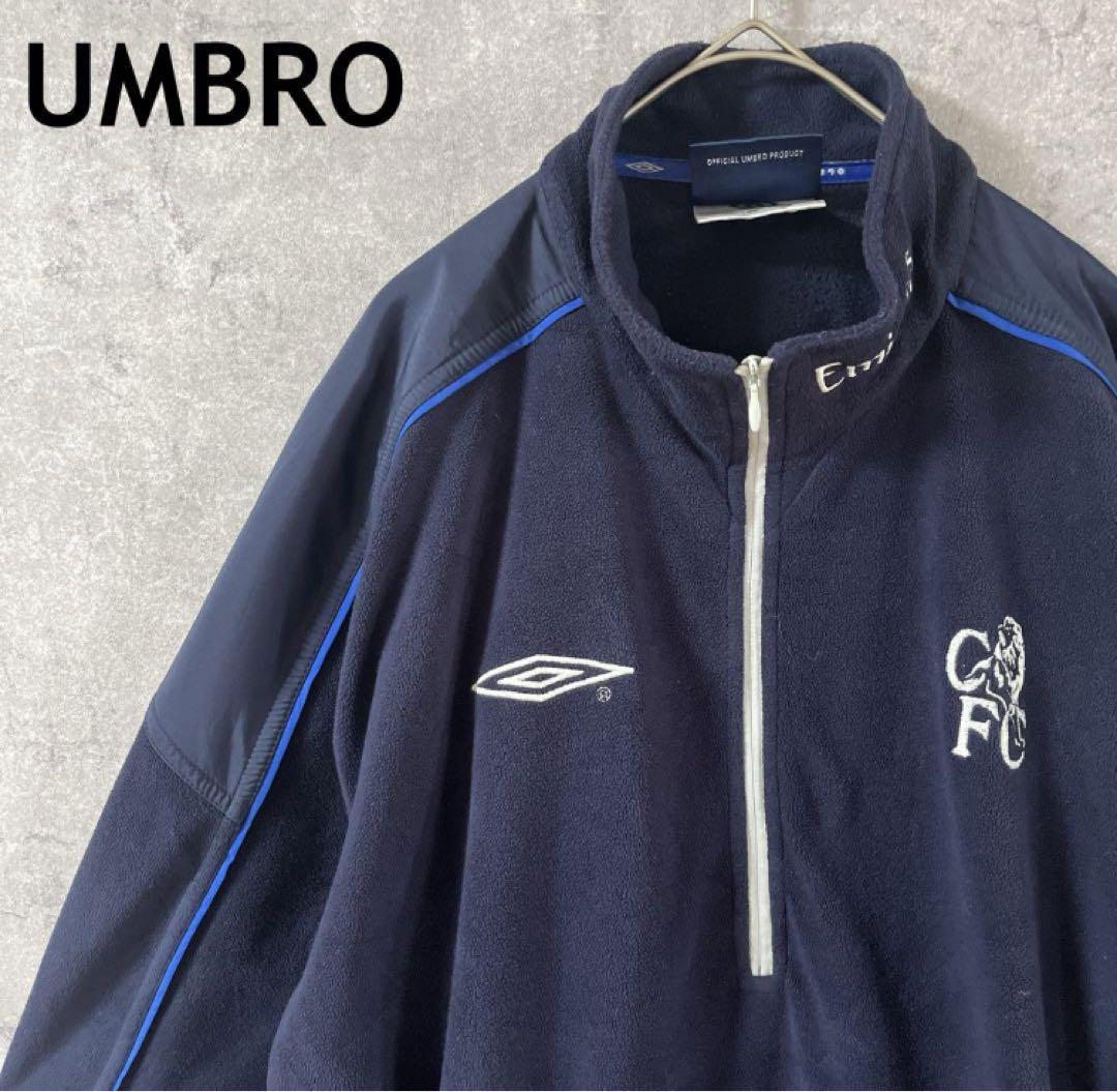 チェルシー　CFC ハーフジップUMBRO フリースジャケット　ＬメンズB1