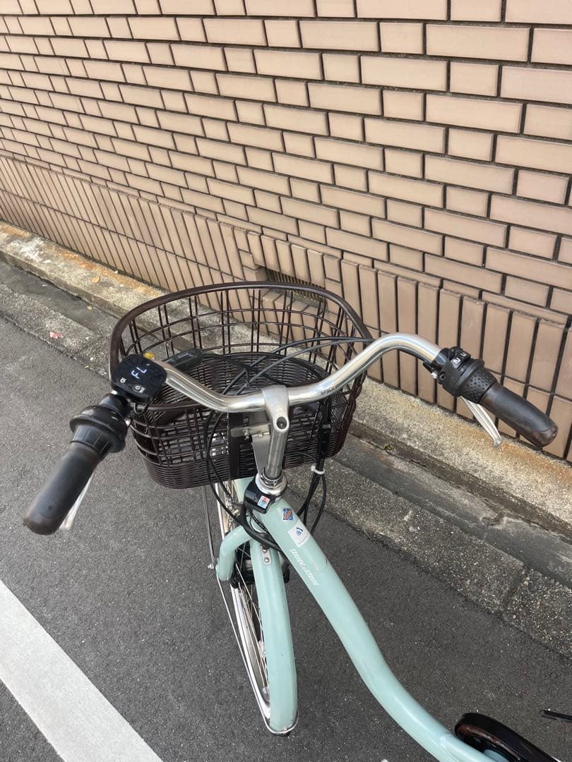 電動アシスト自転車 ミントグリーン 26インチ