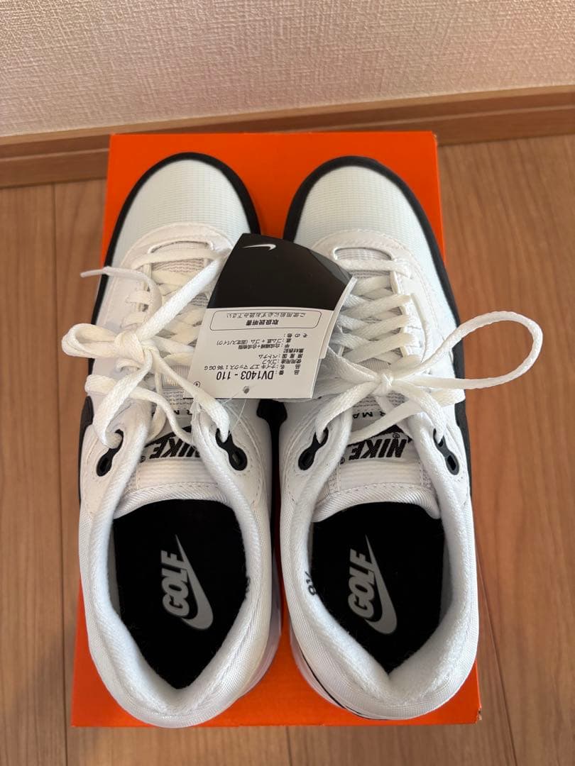 シューズ(男性用) NIKE Air Max 1 Golf \"Panda\"G DV1403-110